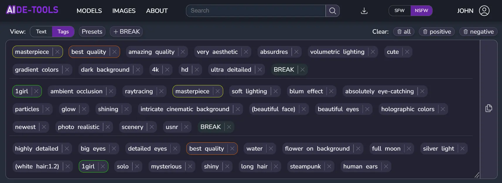AIDE-TOOLS — prompt building platform