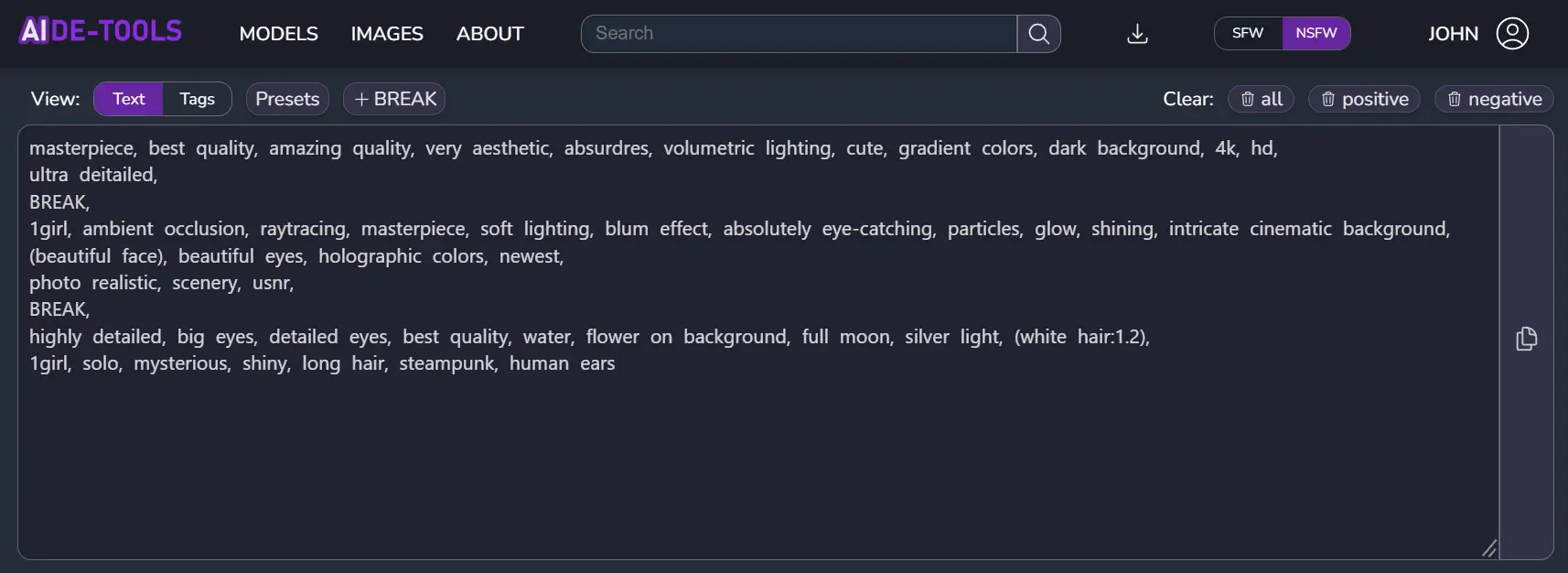 AIDE-TOOLS — prompt building platform